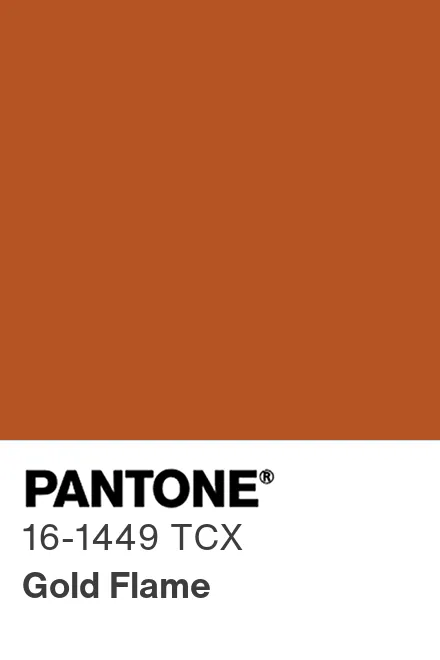PANTONE 16-1449 TCX Gold Flame - Pantone色号库|Pantone潘通中国官网