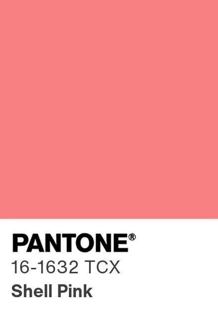 PANTONE 16-1632 TCX Shell Pink - Pantone色号库|Pantone潘通中国官网