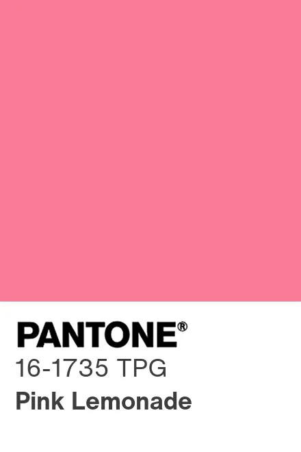 PANTONE 16-1735 TPG Pink Lemonade - Pantone色号库|Pantone潘通中国官网