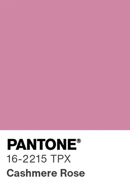 PANTONE 16-2215 TPG Cashmere Rose - Pantone色号库|Pantone潘通中国官网