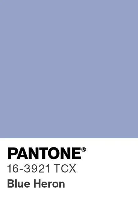 PANTONE 16-3921 TCX Blue Heron - Pantone色号库|Pantone潘通中国官网
