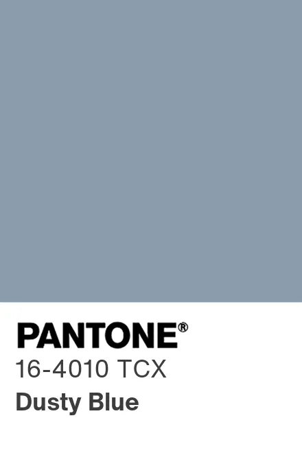 PANTONE 16-4010 TCX Dusty Blue - Pantone色号库|Pantone潘通中国官网