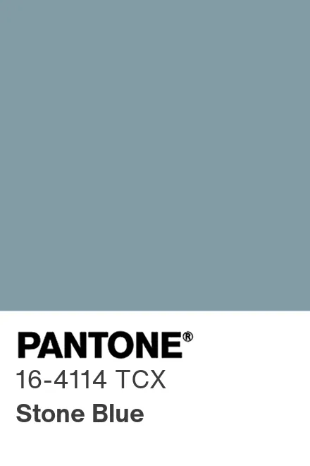 PANTONE 16-4114 TCX Stone Blue - Pantone色号库|Pantone潘通中国官网