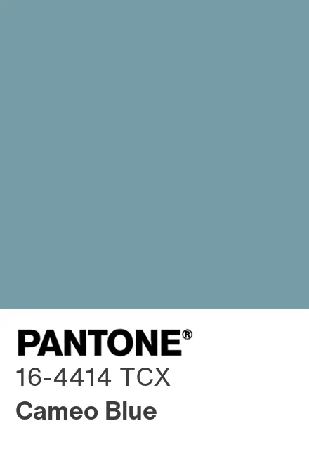 PANTONE 16-4414 TCX Cameo Blue - Pantone色号库|Pantone潘通中国官网