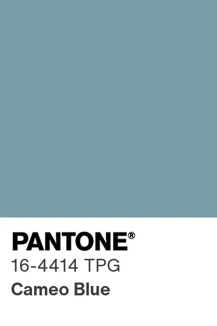 PANTONE 16-4414 TPG Cameo Blue - Pantone色号库|Pantone潘通中国官网