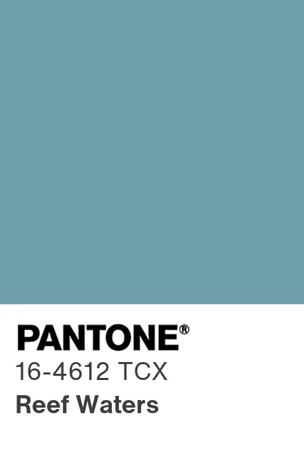 PANTONE 16-4612 TCX Reef Waters - Pantone色号库|Pantone潘通中国官网