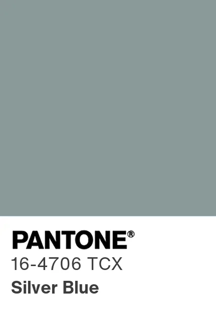 PANTONE 16-4706 TCX Silver Blue - Pantone色号库|Pantone潘通中国官网