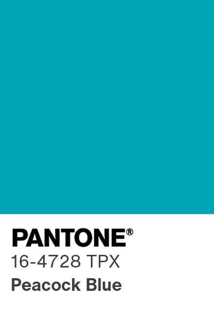 PANTONE 16-4728 TPG Peacock Blue - Pantone色号库|Pantone潘通中国官网