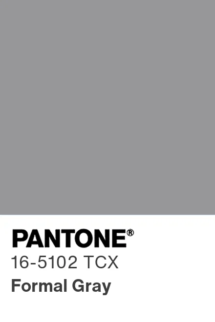 PANTONE 16-5102 TCX Formal Gray - Pantone色号库|Pantone潘通中国官网