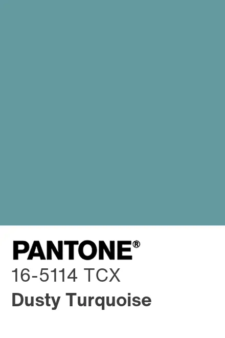 PANTONE 16-5114 TCX Dusty Turquoise - Pantone色号库|Pantone潘通中国官网