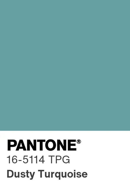 PANTONE 16-5114 TPG Dusty Turquoise - Pantone色号库|Pantone潘通中国官网
