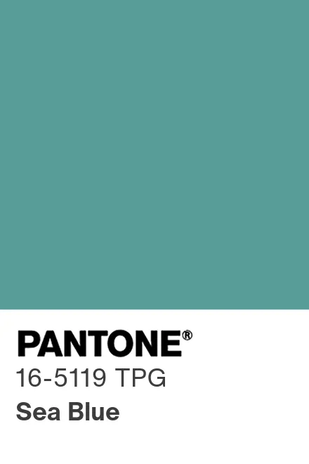 PANTONE 16-5119 TPG Sea Blue - Pantone色号库|Pantone潘通中国官网