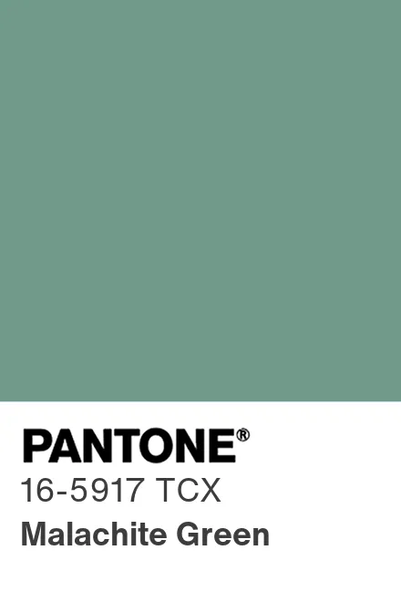 PANTONE 16-5917 TCX Malachite Green - Pantone色号库|Pantone潘通中国官网