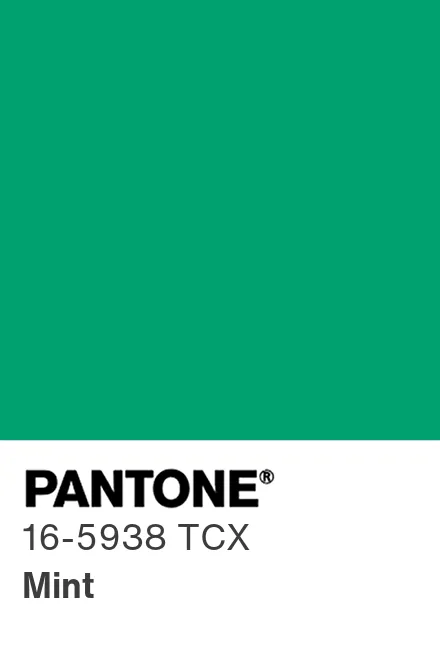 PANTONE 16-5938 TCX Mint - Pantone色号库|Pantone潘通中国官网