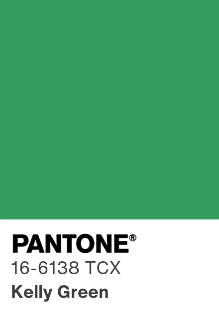 PANTONE 16-6138 TCX Kelly Green - Pantone色号库|Pantone潘通中国官网
