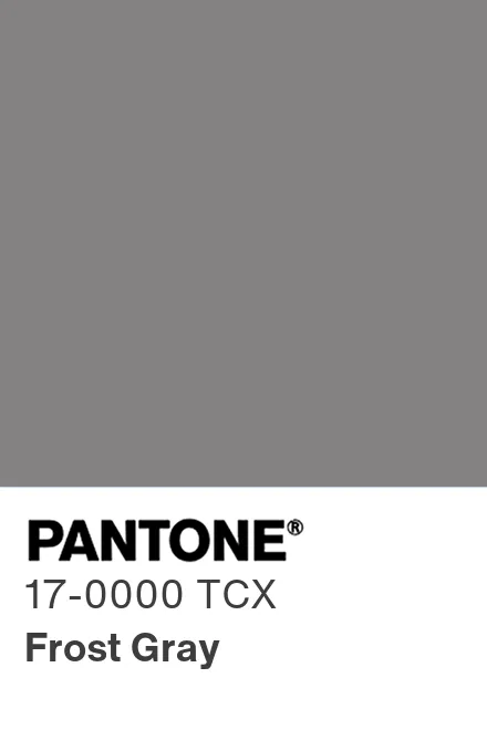 PANTONE 17-0000 TCX Frost Gray - Pantone色号库|Pantone潘通中国官网