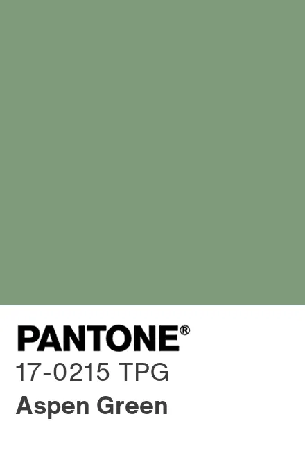 PANTONE 17-0215 TPG Aspen Green - Pantone色号库|Pantone潘通中国官网