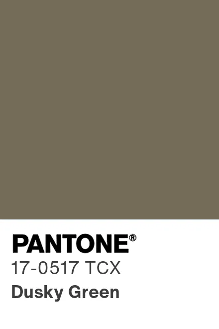 PANTONE 17-0517 TCX Dusky Green - Pantone色号库|Pantone潘通中国官网