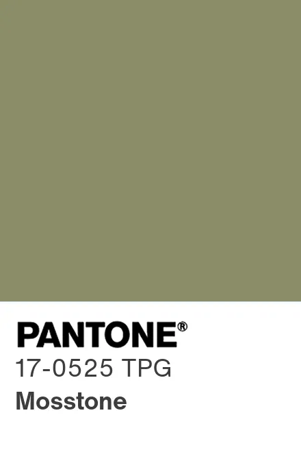 PANTONE 17-0525 TPG Mosstone - Pantone色号库|Pantone潘通中国官网