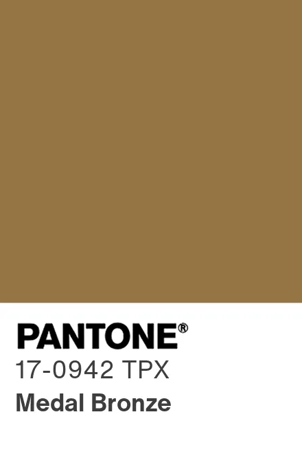 PANTONE 17-0942 TPG Medal Bronze - Pantone色号库|Pantone潘通中国官网