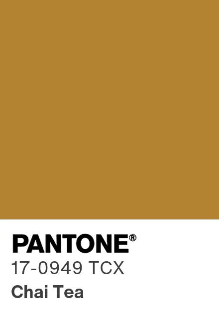 PANTONE 17-0949 TCX Chai Tea - Pantone色号库|Pantone潘通中国官网
