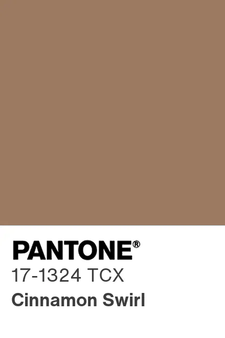 PANTONE 17-1324 TCX Cinnamon Swirl - Pantone色号库|Pantone潘通中国官网