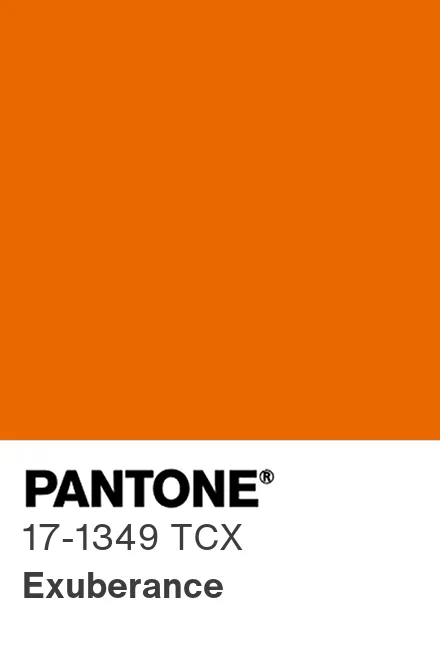 PANTONE 17-1349 TCX Exuberance - Pantone色号库|Pantone潘通中国官网