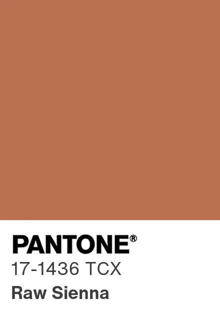 PANTONE 17-1436 TCX Raw Sienna - Pantone色号库|Pantone潘通中国官网