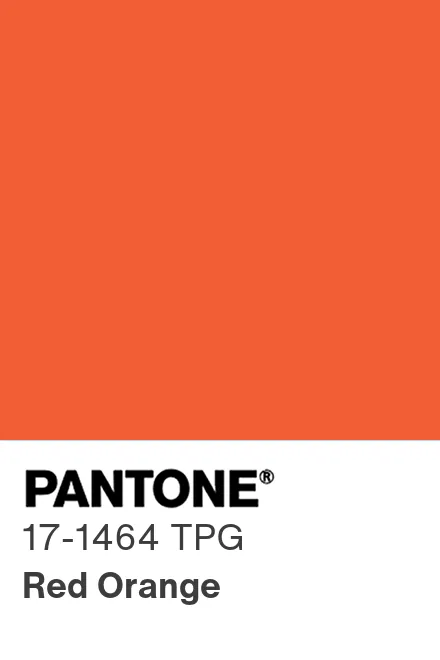 PANTONE 17-1464 TPG Red Orange - Pantone色号库|Pantone潘通中国官网
