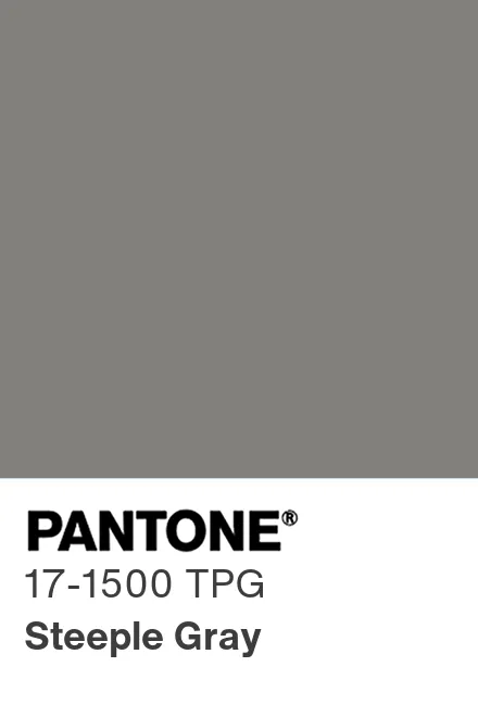 PANTONE 17-1500 TPG Steeple Gray - Pantone色号库|Pantone潘通中国官网