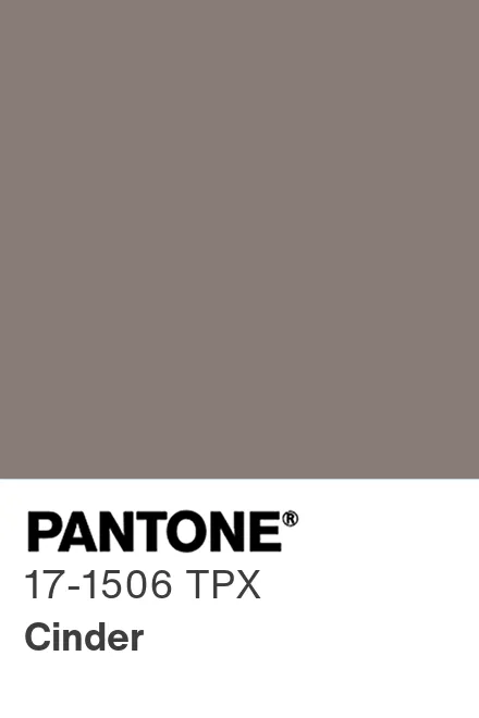 PANTONE 17-1506 TPG Cinder - Pantone色号库|Pantone潘通中国官网