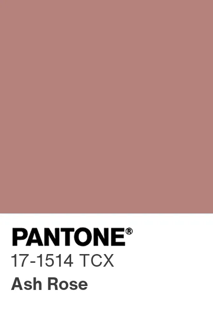 PANTONE 17-1514 TCX Ash Rose - Pantone色号库|Pantone潘通中国官网