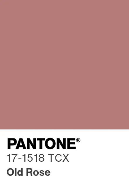 PANTONE 17-1518 TCX Old Rose - Pantone色号库|Pantone潘通中国官网