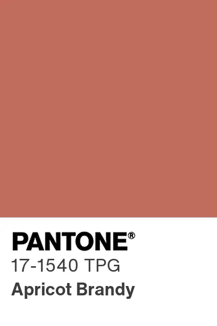 PANTONE 17-1540 TPG Apricot Brandy - Pantone色号库|Pantone潘通中国官网