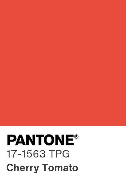 PANTONE 17-1563 TPG Cherry Tomato - Pantone色号库|Pantone潘通中国官网