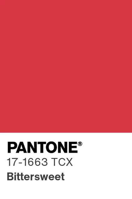 PANTONE 17-1663 TCX Bittersweet - Pantone色号库|Pantone潘通中国官网