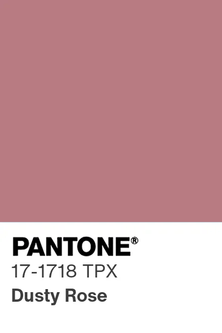 PANTONE 17-1718 TPG Dusty Rose - Pantone色号库|Pantone潘通中国官网