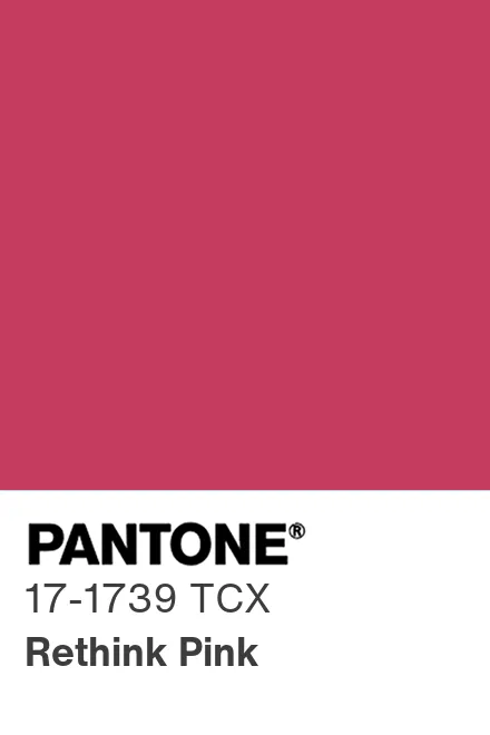 PANTONE 17-1739 TCX Rethink Pink - Pantone色号库|Pantone潘通中国官网