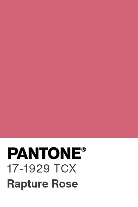 PANTONE 17-1929 TCX Rapture Rose - Pantone色号库|Pantone潘通中国官网