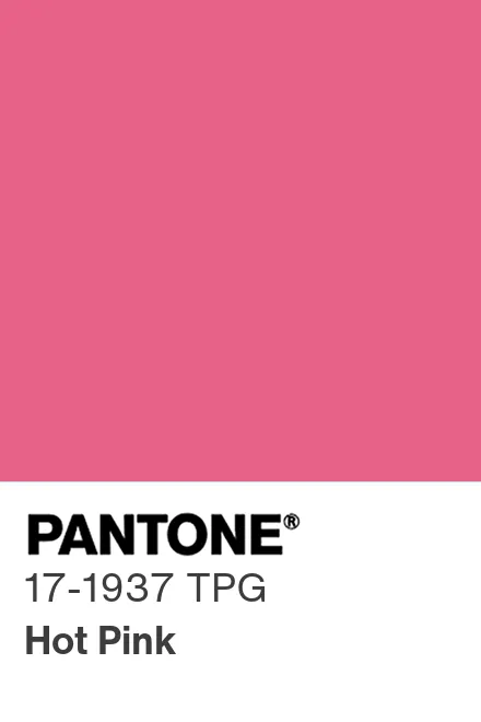 PANTONE 17-1937 TPG Hot Pink - Pantone色号库|Pantone潘通中国官网