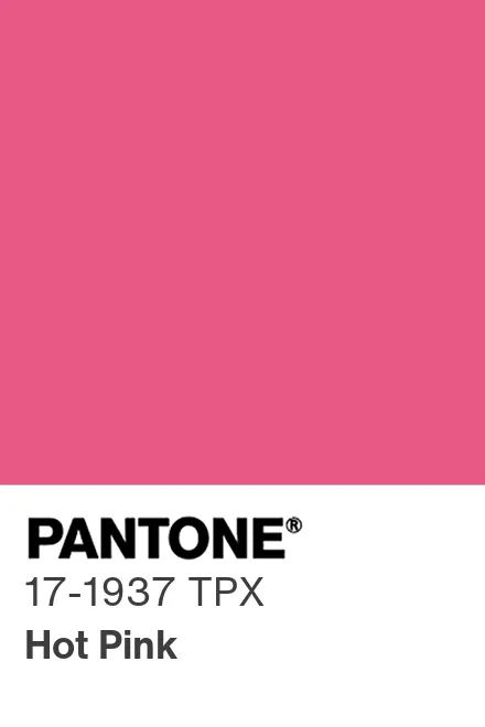 PANTONE 17-1937 TPG Hot Pink - Pantone色号库|Pantone潘通中国官网