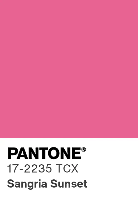 PANTONE 17-2235 TCX Sangria Sunset - Pantone色号库|Pantone潘通中国官网