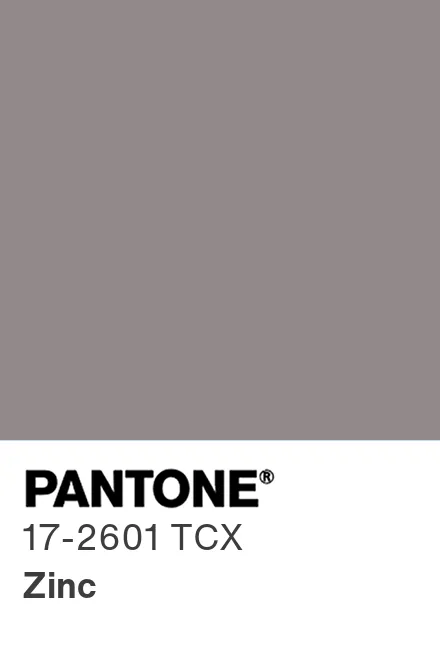 PANTONE 17-2601 TCX Zinc - Pantone色号库|Pantone潘通中国官网