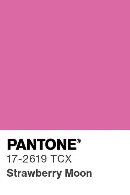 PANTONE 17-2619 TCX Strawberry Moon - Pantone色号库|Pantone潘通中国官网