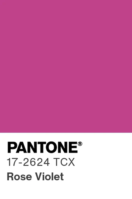 PANTONE 17-2624 TCX Rose Violet - Pantone色号库|Pantone潘通中国官网