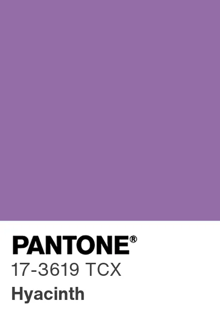 PANTONE 17-3619 TCX Hyacinth - Pantone色号库|Pantone潘通中国官网