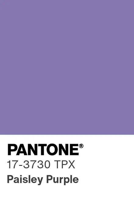 PANTONE 17-3730 TPG Paisley Purple - Pantone色号库|Pantone潘通中国官网