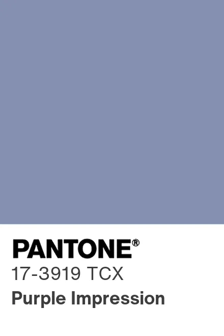 PANTONE 17-3919 TCX Purple Impression - Pantone色号库|Pantone潘通中国官网