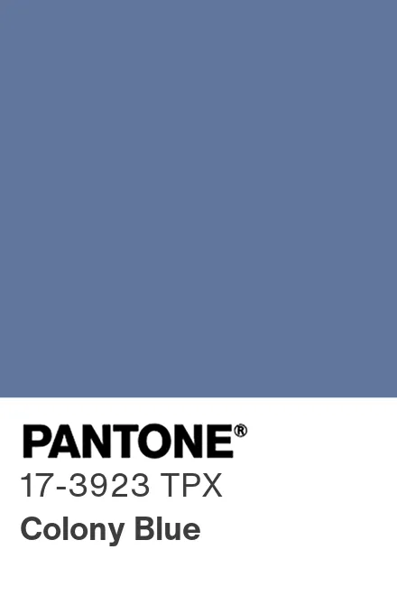 PANTONE 17-3923 TPG Colony Blue - Pantone色号库|Pantone潘通中国官网