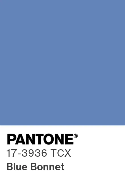 PANTONE 17-3936 TCX Blue Bonnet - Pantone色号库|Pantone潘通中国官网